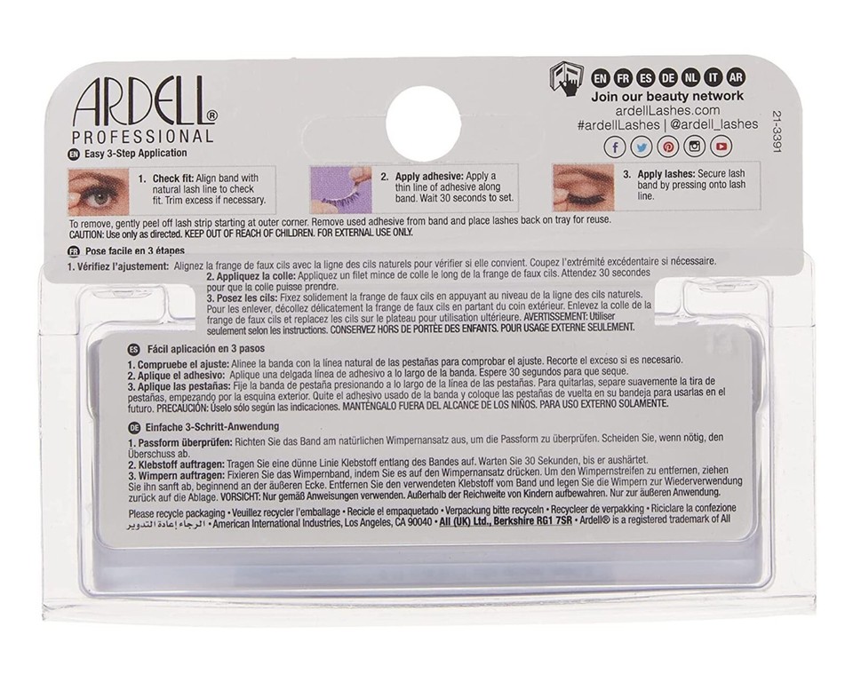 Ardell Individual False Eyelashes - 1 Pair - Double Up 213 (Pack of 4 ...
