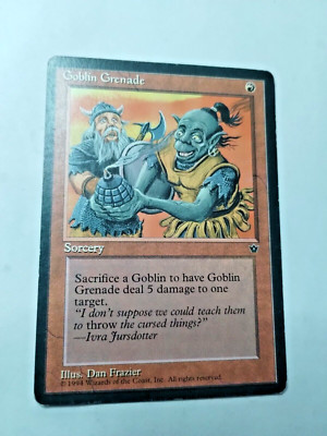 MTG Goblin Grenade [Version 2] Fallen Empires 56b Regular Common ...
