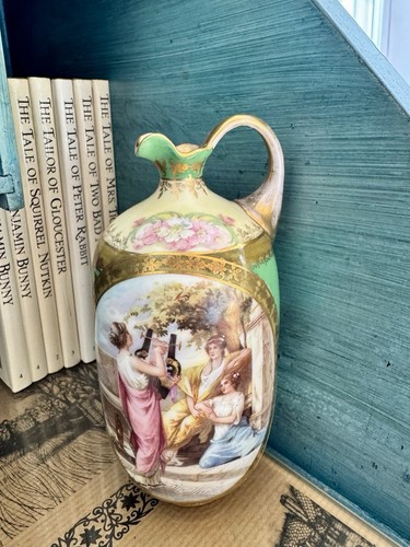 Stunning Imperial Crown China Austria Bud Vase 5” Cottage Core Antique ...