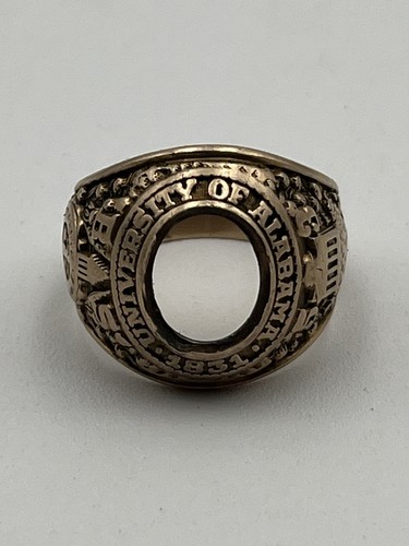 1953 University Of Alabama Herff Jones Class Ring 10K No Stone .46 ozt ...