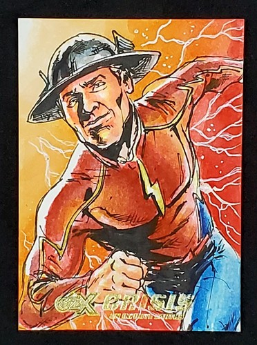 Cryptozoic Czx Crisis Sur Infinite Earths The Flash 1/1 Croquis Par ...