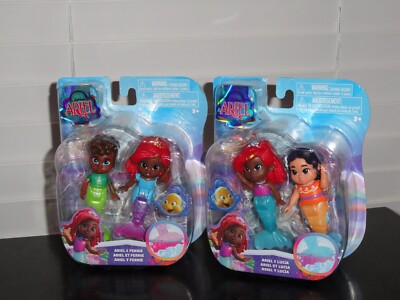 DISNEY JUNIOR ARIEL 2024 ARIEL & FERNIE + ARIEL & LUCIA 2-PACK 3.5 ...