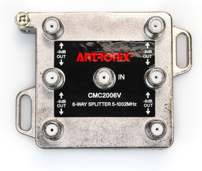 Antronix CMC2006V Splitter - Drop, 6-Way, Vertical CATV Cable TV | eBay