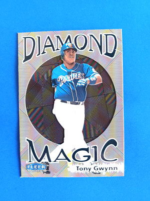 1999 FLEER TRADITION TONY GWYNN #5 DIAMOND MAGIC INSERT SAN DIEGO ...