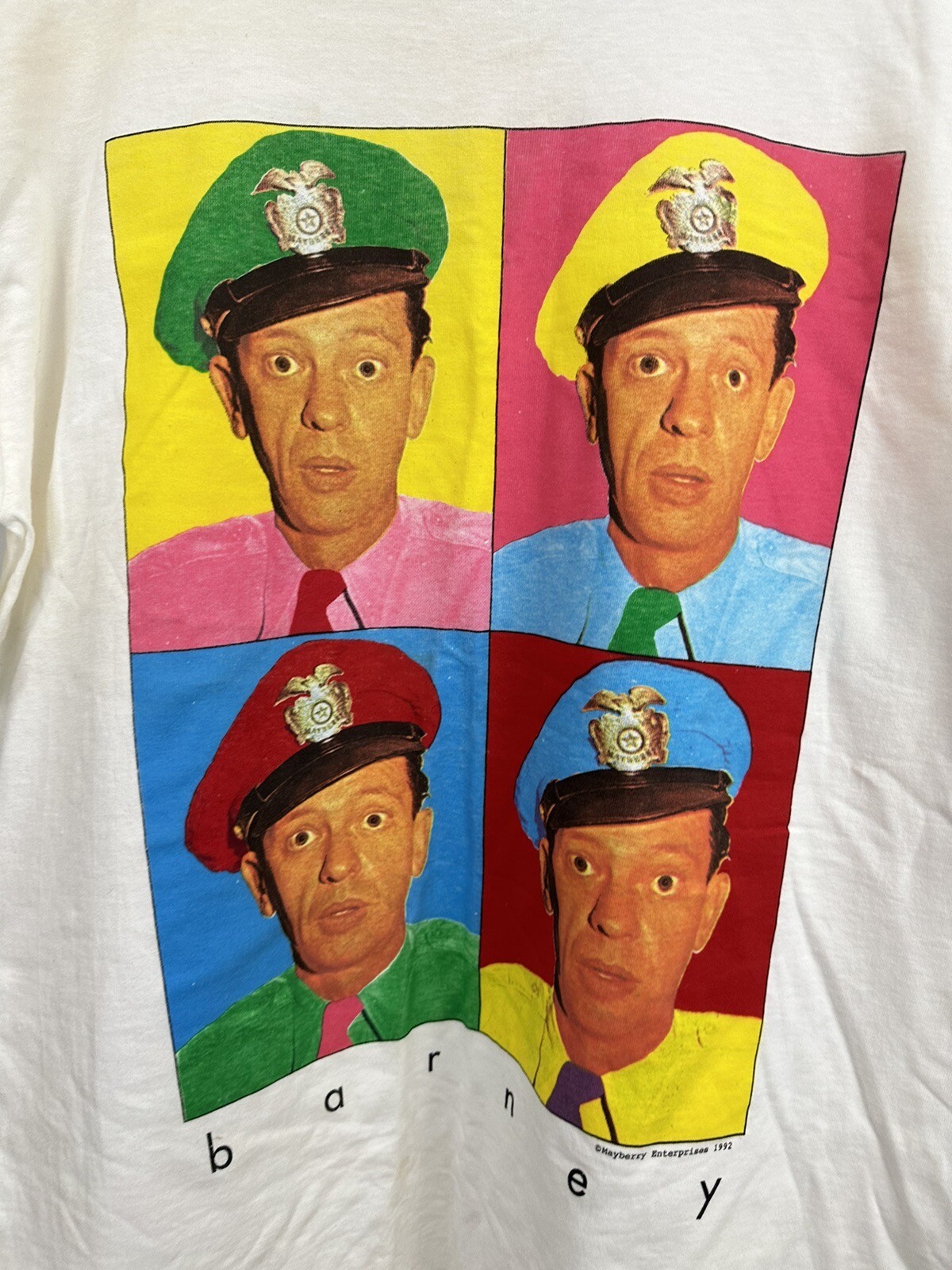 VTG 90s Barney Fife Mayberry Art Andy Warhol 1992 Pro… - Gem