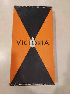 Vintage Rexall Drug Victoria R 525 Red 2 Quart Hot Water Bottle Box ...