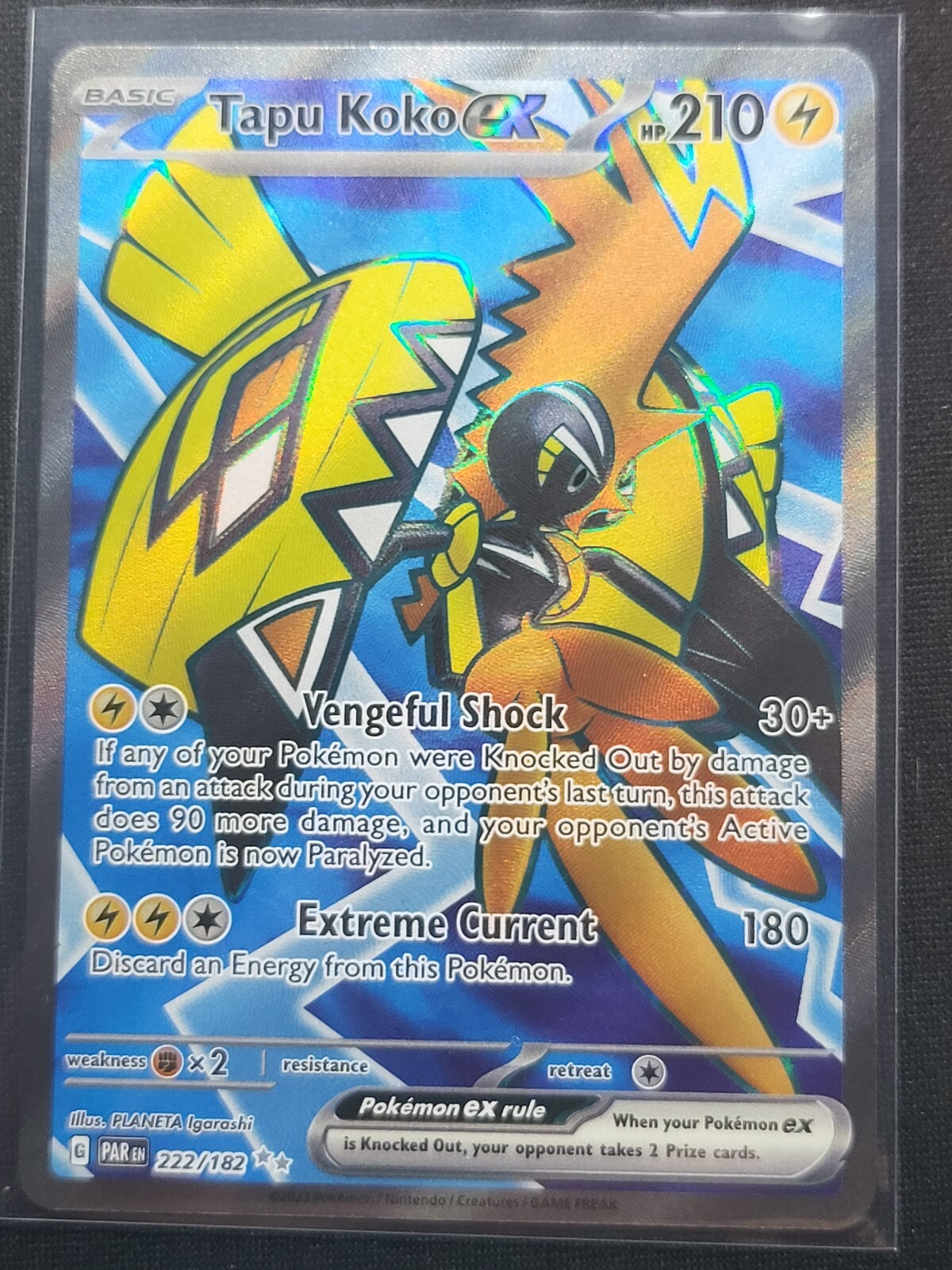 Tapu Koko ex 222/182 (Ultra Rare) Paradox Rift Near Mint Pokemon TCG | eBay