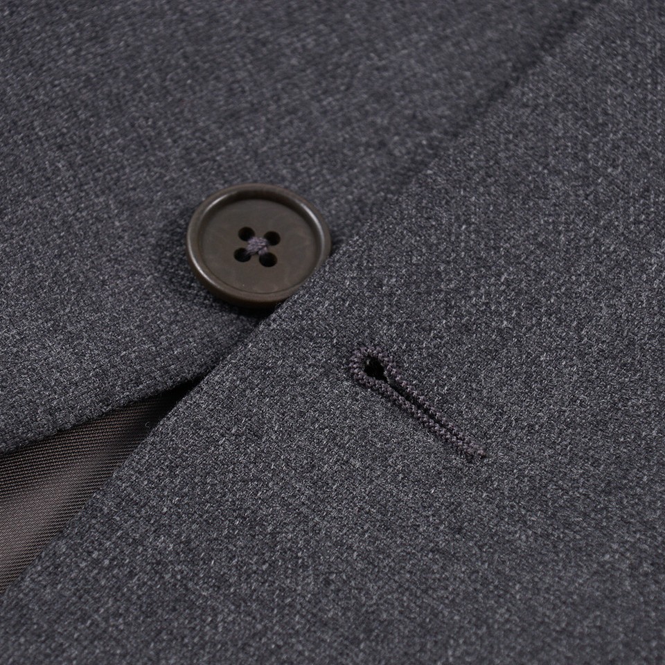 SARTORIA CASTANGIA Medium Gray Soft-Woven Wool Suit 44R (Eu 54) New | eBay