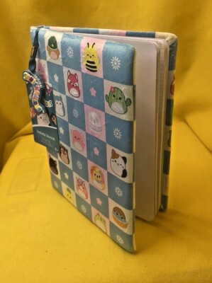 Squishmallow Activity Journal Fuzzy Cover Logo Bookmark NEW | eBay