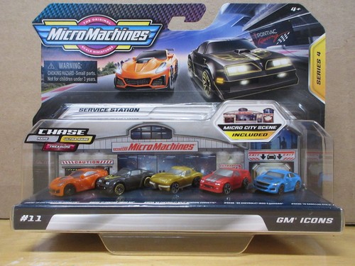 Micro Machines 5-Pack Series 4 #11 GM Icons City Scene Included BRAND ...