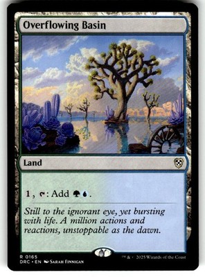 Overflowing Basin Commander: Aetherdrift Regular MTG | eBay