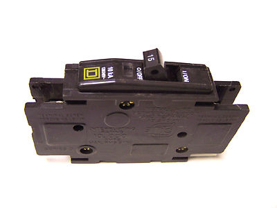* Square D 1P .. 15A ... CIRCUIT BREAKER ... QOU115 .... L-14 | eBay