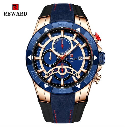 REWARD Men Quartz Watches Multifuction Business Male Wristwatch Large ...