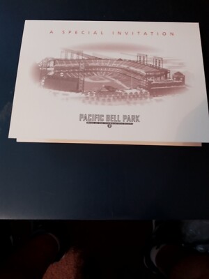 2000 San Francisco Giants Pac Bell Park Complete Inaugural Season ...