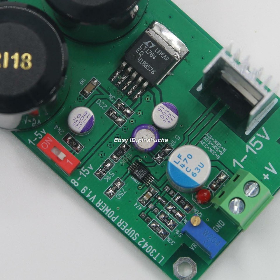 LT3042 + PNP 2-Stage Regulator Ultra Low Noise Linear Power Supply ...