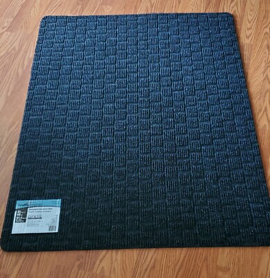 TrafficMaster Premiere Squares Mat 36in x 48in Charcoal | eBay