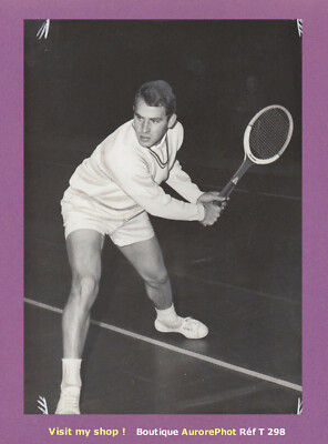 PHOTO PRESSE TENNIS : LE JOUEUR FRANÇAIS DANIEL CONTET,1966 -T298 | eBay