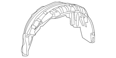 Genuine Lexus Wheelhouse Liner 65638-0E010 | 1 Year | OE