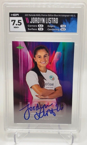 Jordyn Listro - Kansas City Signatures Series Autograph Blue - HGA 7.5 ...