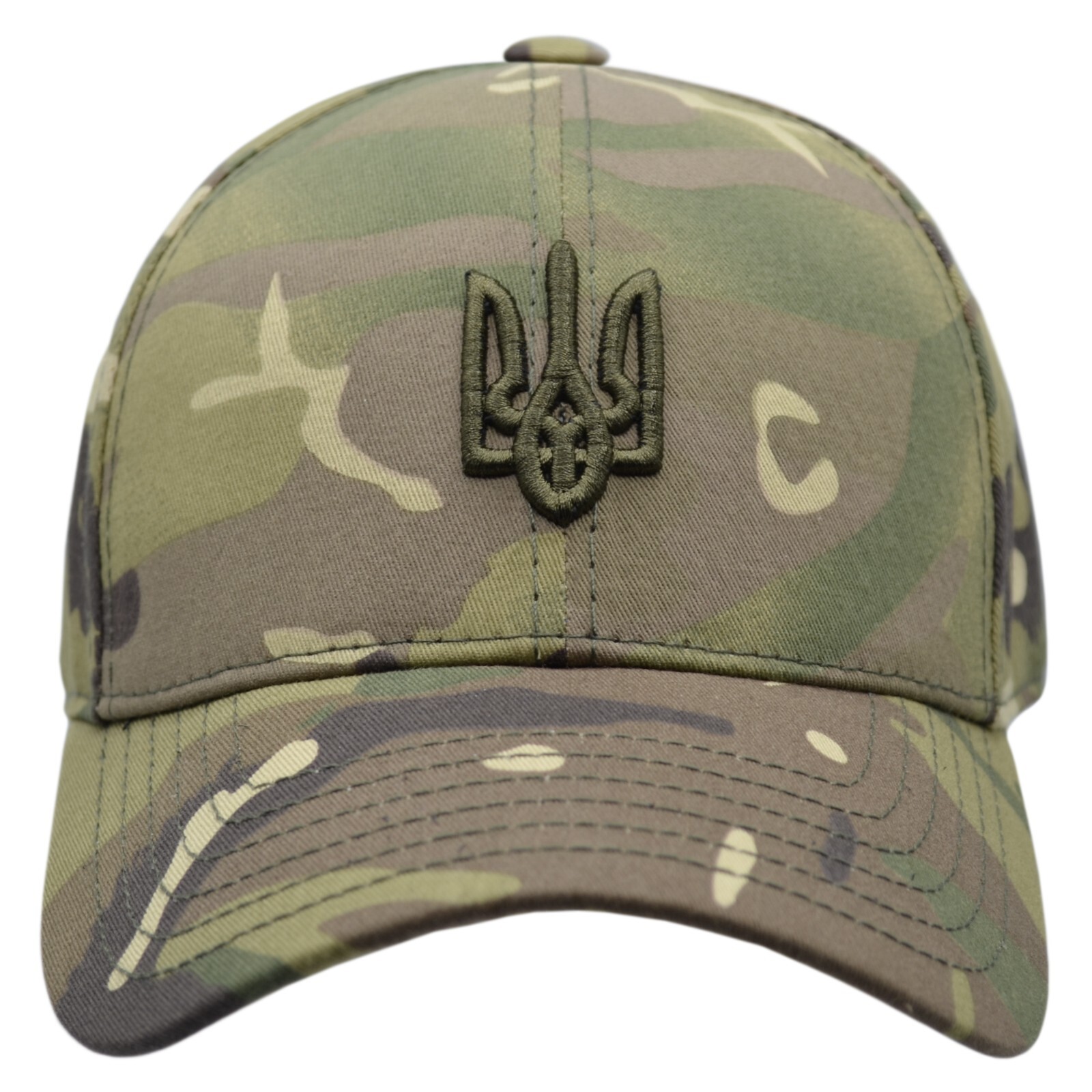 3D Ukrainian Trident (military war multicam) Baseball Cap, Hats made in ...