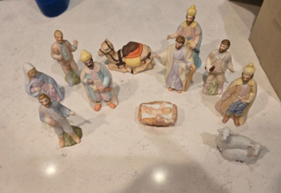 RR Roman Ceramic 11 Piece Nativity Set | eBay