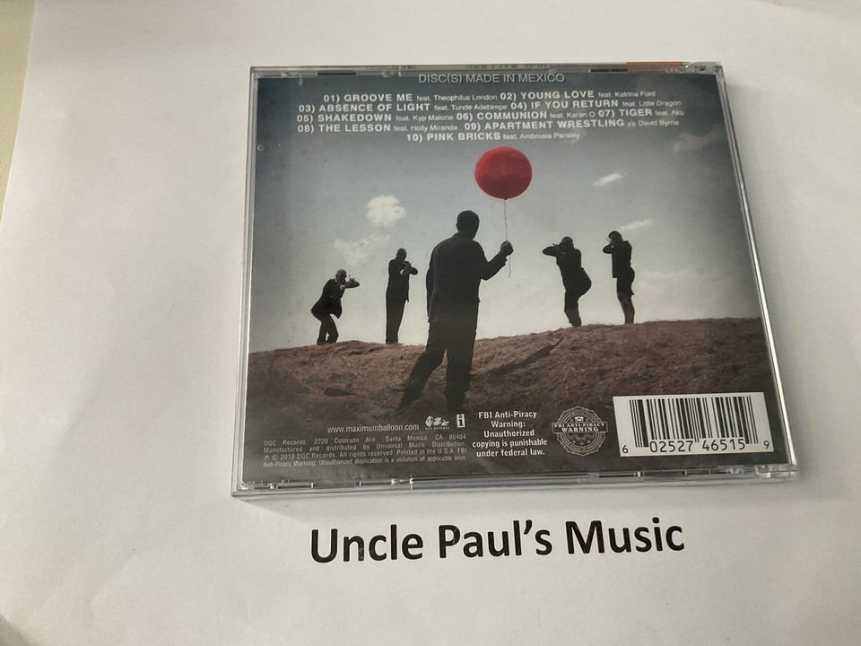 Maximum Balloon by Maximum Balloon (CD, Sep-2010, BRAND NEW FACTORY ...