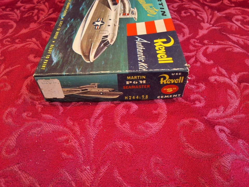 Vintage Revell Martin P6M Seamaster Multi Attack Seaplane Model Kit # ...
