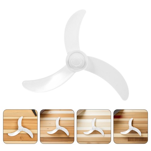2 Pcs Fan Replacement Parts Outdoor Leaves Plastic Blades Leaf Ceiling ...