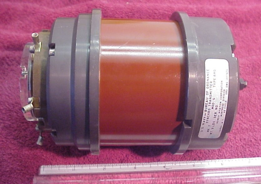 BENDIX POWERFUL 115V 60HZ SYNCHRO TRANSMITTER 6HG SELSYN f/ANTENNA ...