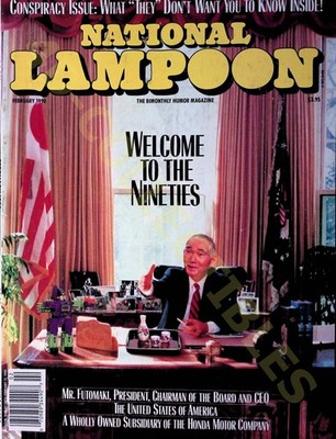 National Lampoon Magazine Feb 1990 USA Issue Mockery Press | eBay