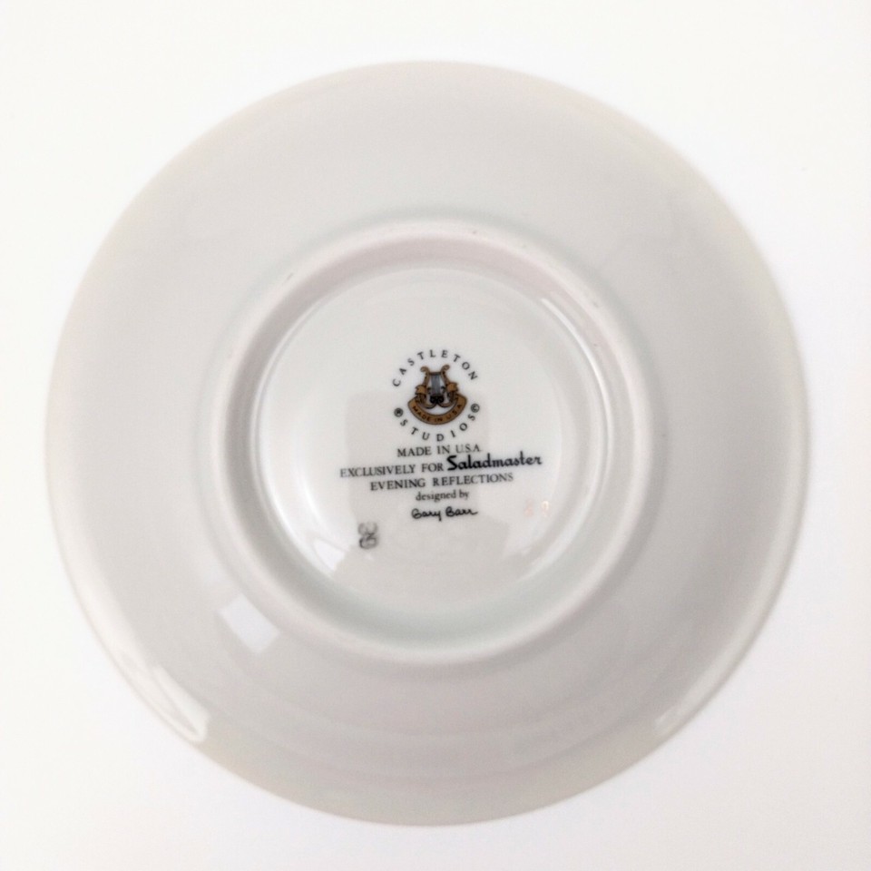 Castleton Studios Evening Reflections Platinum Tea Cup & Saucer, Gary ...