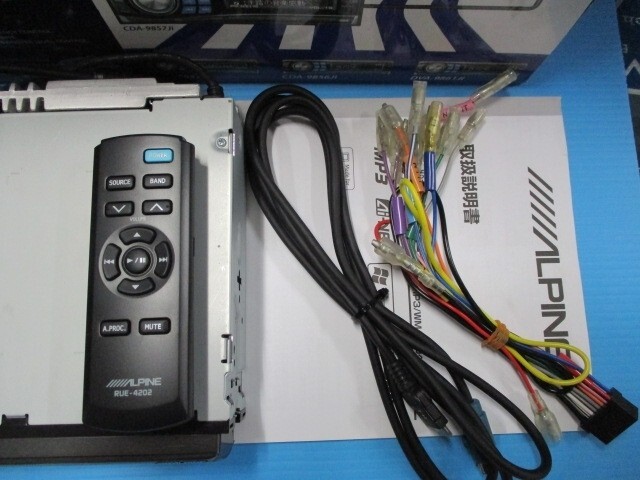 Alpine CDA-9857Ji CD MD player Car Audio 1DIN for sale online | eBay
