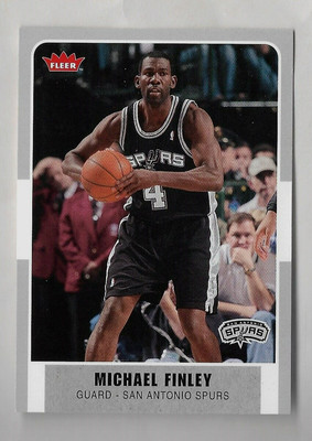 MICHAEL FINLEY 2007-08 FLEER BASKETBALL !!! CARD #186 SPURS | eBay