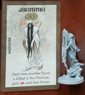 Rising Sun Board Game JIKININKI figure mini monster Daimyo box figure ...