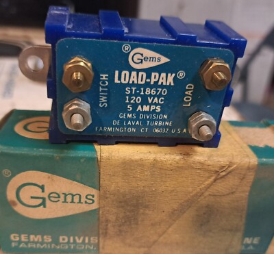 GEMS/DELAVAL ST-18670 - LOAD PAK 120VAC 5A - NOS | eBay