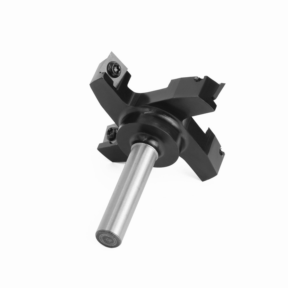 CNC Spoilboard Surfacing Router Bit 1/2" Shank Carbide Insert Cutter ...