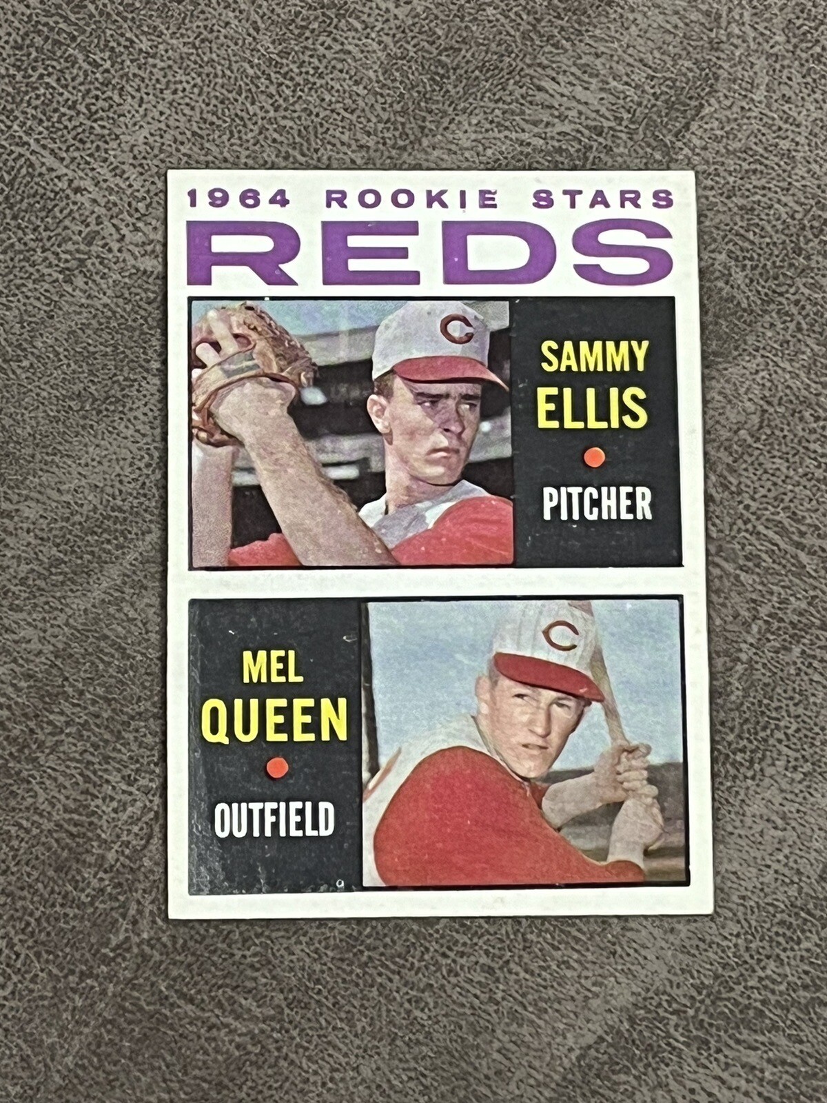 1964 Topps Cincinnati Reds Rookie Stars #33 NM-MT RC Sammy Ellis Mel ...