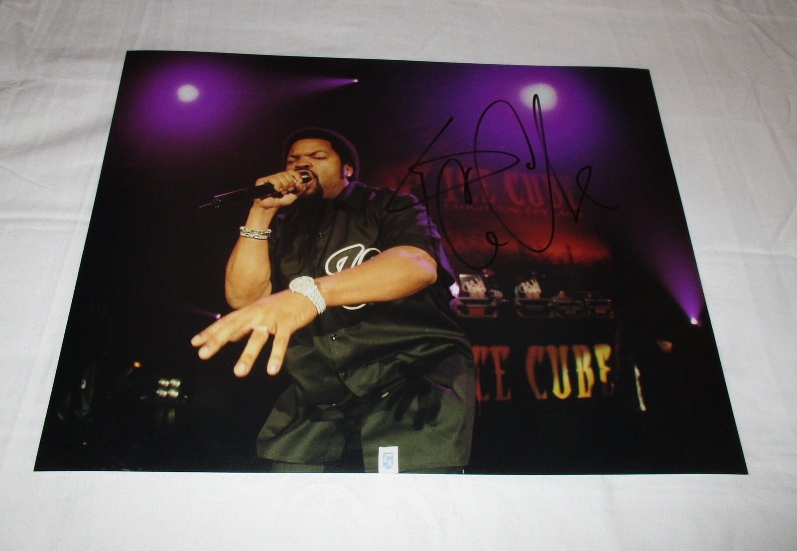ICE CUBE SIGNED 11X14 PHOTO N.W.A 2 | eBay