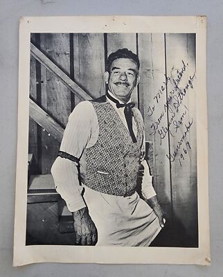 Vintage Autographed SIGNED B&W Photograph of GLENN STRANGE as Sam ...