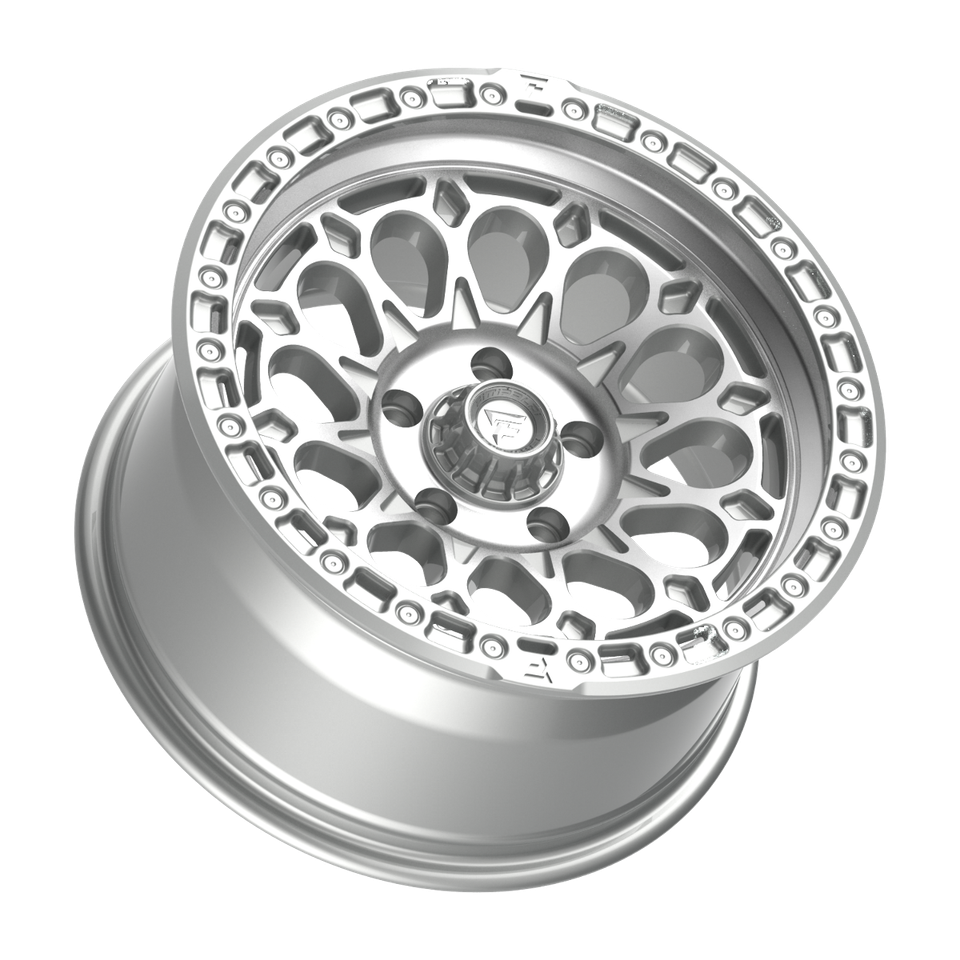 Set 4 17" Fittipaldi Off Road FT101MS 17x9 Machined Silver Wheels 5x5 ...