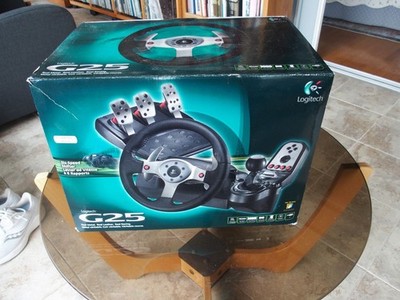 Logitech G25 Steering wheel Pedals And Shifter for parts | eBay