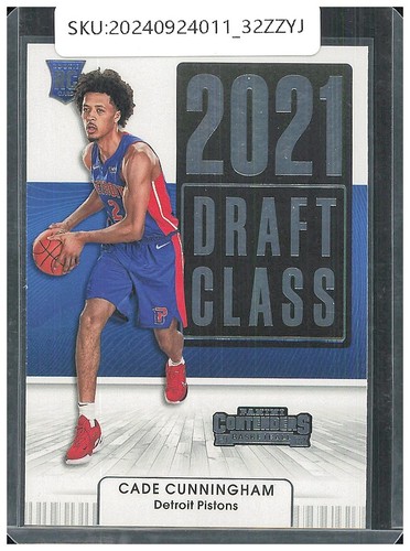 2021 Panini Contenders Cade Cunningham 2021 Draft Class Contenders RC #1 | eBay