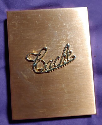 VINTAGE BACHE / CACHE COPPER WALLET PURSE CASE | eBay