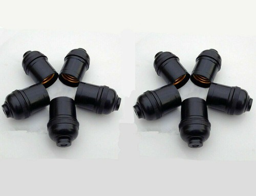 E27 3/4A 10Pcs Light Bulb Lamp Holder Pendant Edison Screw Cap Socket ...