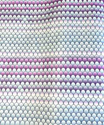 Mermaid Scales Felt Fabric 4 1/2 Yards 36" Wide 100% Polyester Blue ...