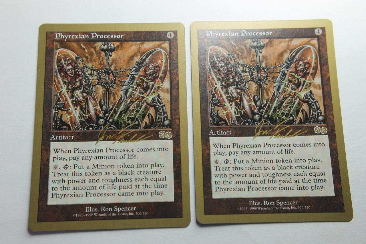 MTG Phyrexian Processor x2- -World Championship Decks 2000-Lightly ...