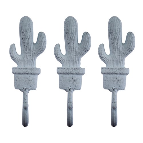 3x Pot Metal 17cm Single Hook Home/Bedroom Decor Wall Hanging Hanger ...