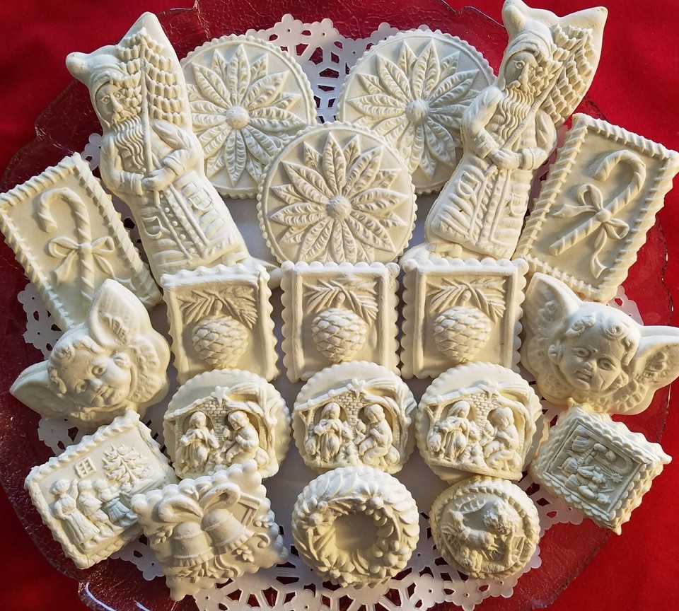 Springerle Speculaas Gingerbread Marzipan Cookie Stamp Press MOLD ...