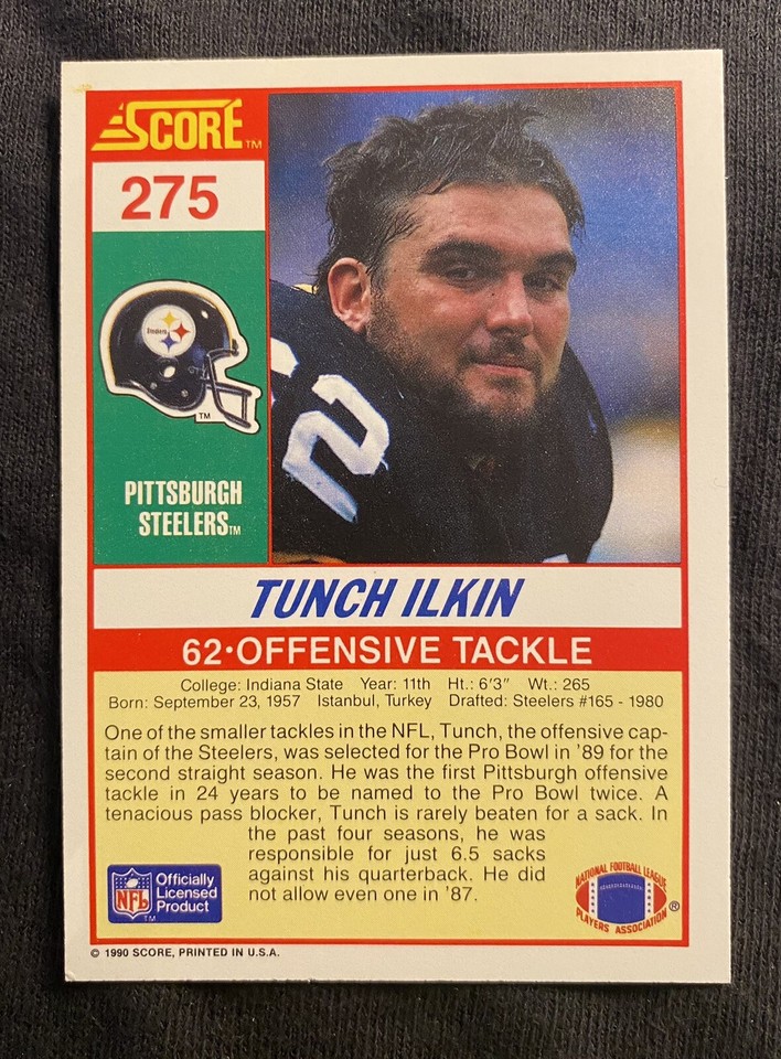 1990 Score - #275 Tunch Ilkin | eBay