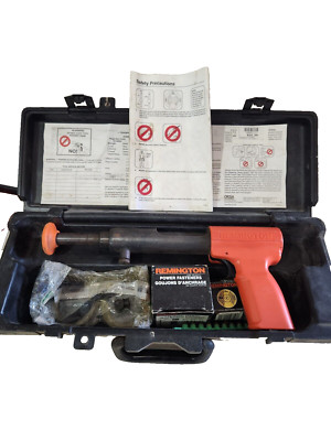 Remington 494 Powder Actuated Tool W/Case and Extras (#3) | eBay